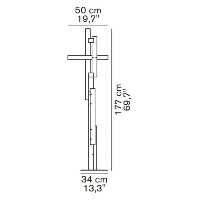 Las LED Floor Lamp by Oluce at Lumens.com