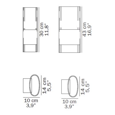Line Wall Sconce by Oluce at Lumens.com