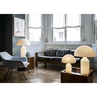 Atollo Glass Table Lamp by Oluce at Lumens.com