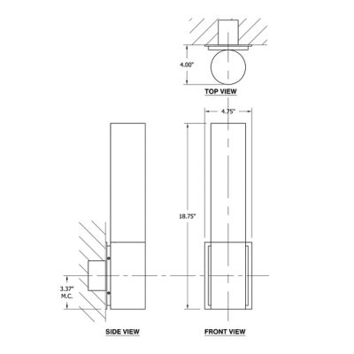Magnum LED Wall Sconce by Oxygen Lighting at Lumens.com
