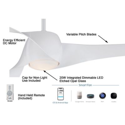 Artemis LED Smart Ceiling Fan by Minka Aire Fans at Lumens.com