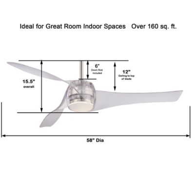 Artemis LED Smart Ceiling Fan by Minka Aire Fans at Lumens.com