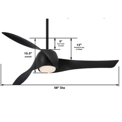 Minka Aire Artemis Ceiling Fan Singapore | Shelly Lighting