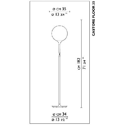 Castore Floor Lamp by Artemide at Lumens.com