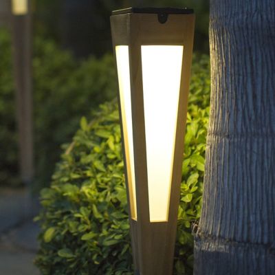 Lanai Solar LED Torch Light with Base by Les Jardins at Lumens.com