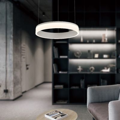 Halo LED Chandelier by PageOne Lighting at Lumens.com