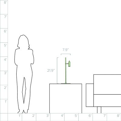 Focus LED Table Lamp by PageOne Lighting at Lumens.com