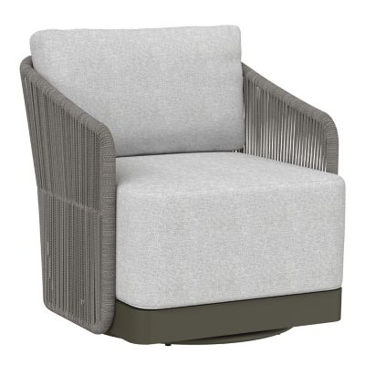 Dyer Swivel Outdoor Armchair by Huxe at Lumens.com