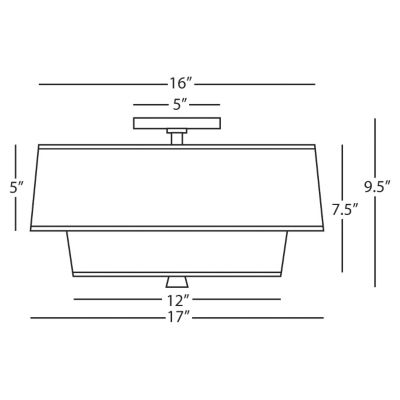 Decker Flushmount by Robert Abbey at Lumens.com
