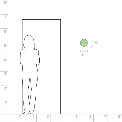 Eclipse Fixed LED Wall Sconce by Roll and Hill at Lumens.com