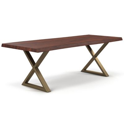 Brooks X-Base Rectangular Dining Table by Urbia at Lumens.com