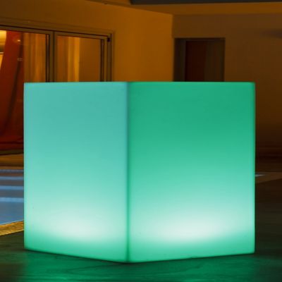 Cube Bluetooth LED Indoor/Outdoor Lamp by Smart and Green at Lumens.com