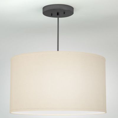Bryce Linen Drum Pendant by Alder and Ore at Lumens.com