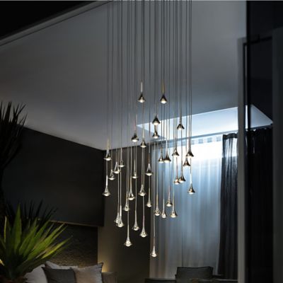 Rain Large Multi-Light Pendant by LODES at Lumens.com