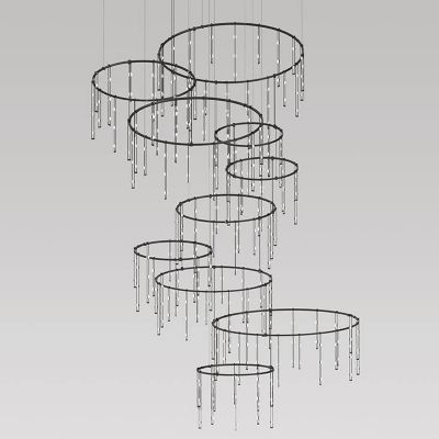 Suspenders Vertical Ring Matrix with Crystal Ladder Light by SONNEMAN ...