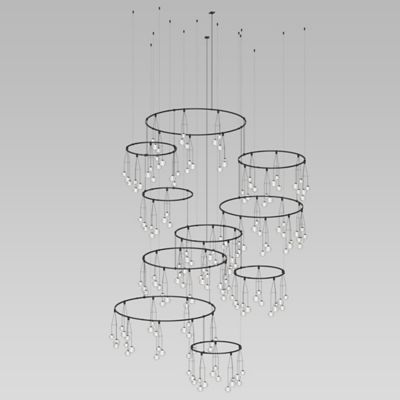 Suspenders Vertical Ring Matrix Glass Cluster Pendant System by ...