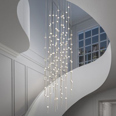 Constellation Andromeda Round LED Tall Pendant by SONNEMAN Lighting at ...