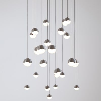 Grapes LED 24-Light Round Multipoint Pendant by SONNEMAN Lighting at ...