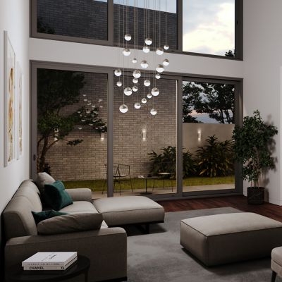 Grapes LED 24-Light Round Multipoint Pendant by SONNEMAN Lighting at ...