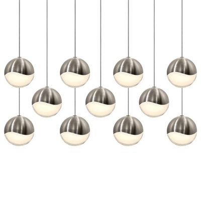 Grapes LED 11-Light Rectangular Multipoint Pendant by SONNEMAN Lighting ...