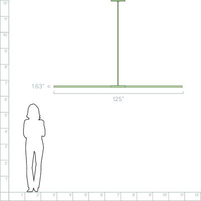 10 Foot LED Linear Pendant by Stickbulb at Lumens.com