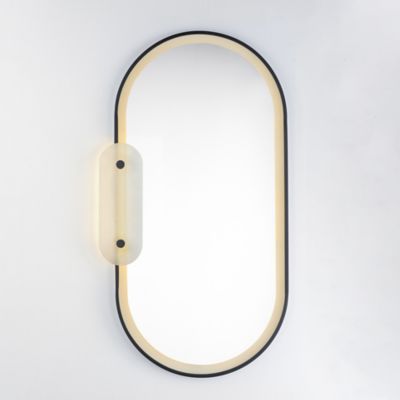 Stonewall LED Lighted Mirror by Studio M at Lumens.com