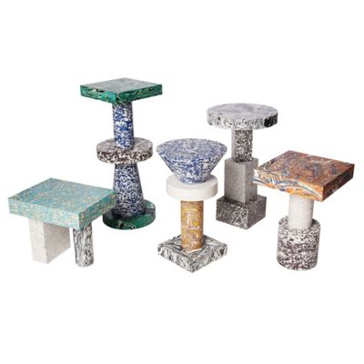 Swirl Side Table Large by Tom Dixon at Lumens.com