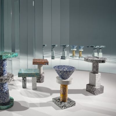 Swirl Side Table Large by Tom Dixon at Lumens.com