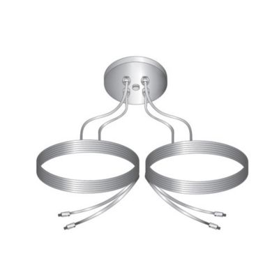 Kable Lite Center Dual-Feed Power Feed by Visual Comfort Architectural ...