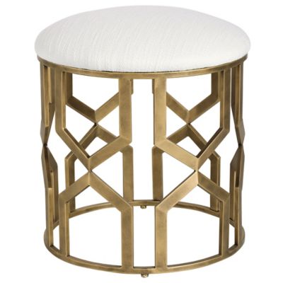 Trellis Accent Stool by Uttermost at Lumens.com