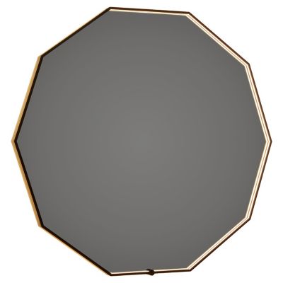 Deca LED Round Mirror by Vanita by Oxygen at Lumens.com