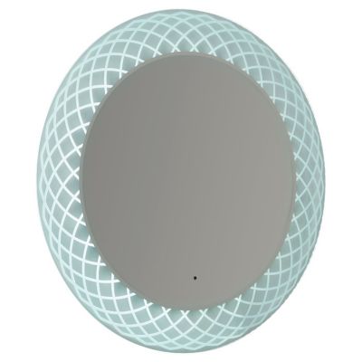 Perla LED Round Mirror by Vanita by Oxygen at Lumens.com