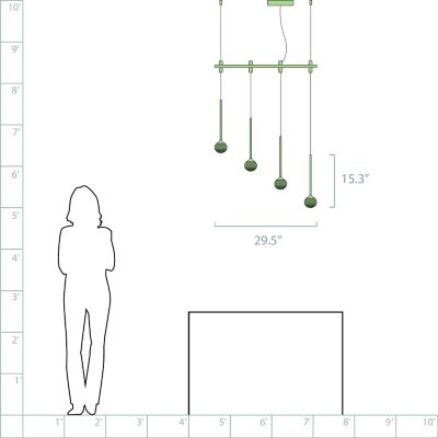 Algorithm 0825 Multi-Light LED Pendant by Vibia at Lumens.com