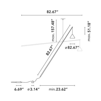 North 5666 Floor Lamp by Vibia at Lumens.com