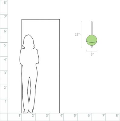 Palma 3710 Single Vertical Wall Sconce by Vibia at Lumens.com