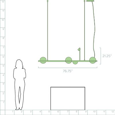 Palma 3736 3736 Pendant by Vibia at Lumens.com