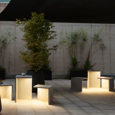 Empty LED Outdoor Seat by Vibia at Lumens.com
