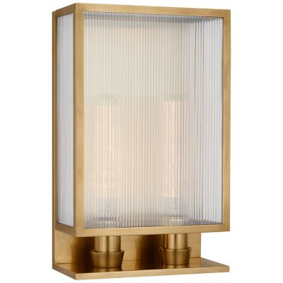 York Double Box Wall Sconce by Visual Comfort Signature at Lumens.com