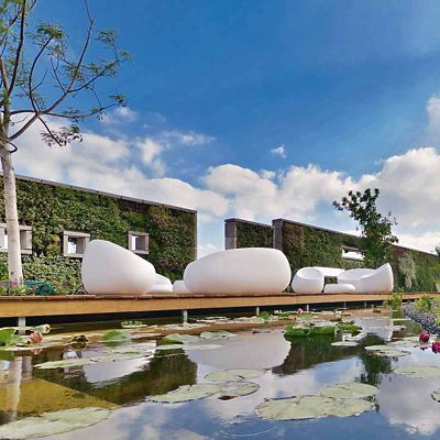 Stone RGB LED Lounge Chair by Vondom at Lumens.com