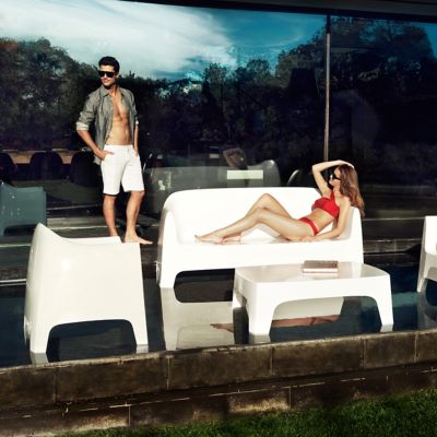 Solid Lounge Chair - Set of 2 by Vondom at Lumens.com