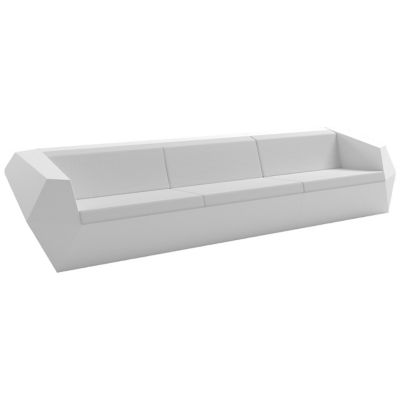 Faz 3 Seater Outdoor Modular Sofa by Vondom at Lumens.com