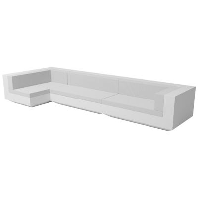 Vela 3 Seater Outdoor XL Modular Sofa by Vondom at Lumens.com