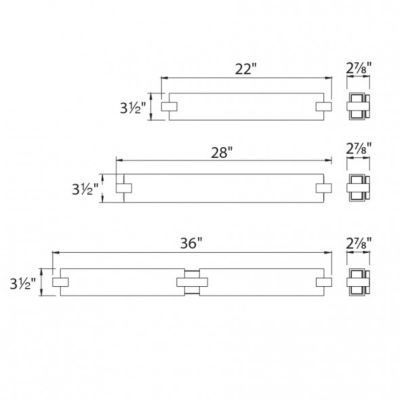 Bliss LED Vanity Light by dweLED at Lumens.com