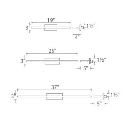 Level LED Vanity Light by dweLED at Lumens.com