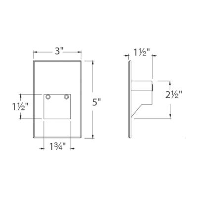 Landscaping Lighting LED Vertical Step Light by WAC Lighting at Lumens.com