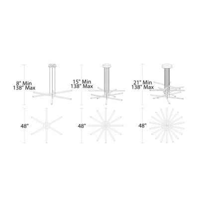 Stack LED Multi-Light Pendant by dweLED at Lumens.com