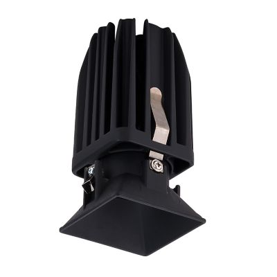 FQ 2-Inch LED Square Open Reflector Trimless Downlight Trim with Light ...