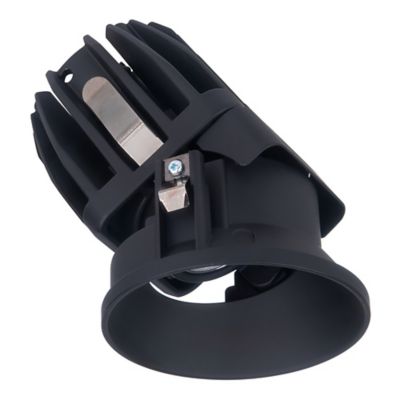 FQ 2-Inch LED Round Shallow Adjustable Trimless Trim with Light Engine ...