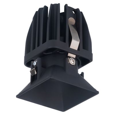 FQ 2-Inch LED Square Shallow Open Reflector Trimless Trim with Light ...