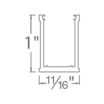 Deep Aluminum Tape Light Channel by WAC Lighting at Lumens.com